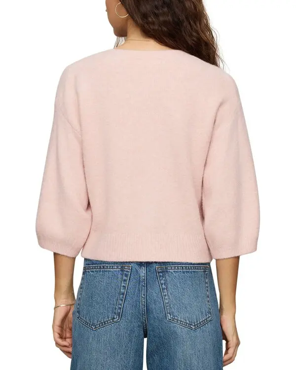 Z Supply Valor Puff Sleeve Cardigan - Soft Blush