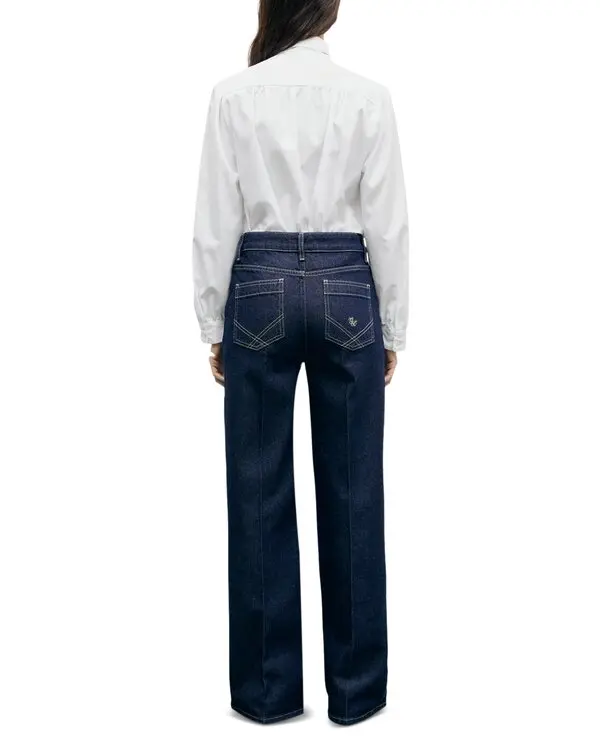 Gerard Darel Bianca High Rise Straight Jeans