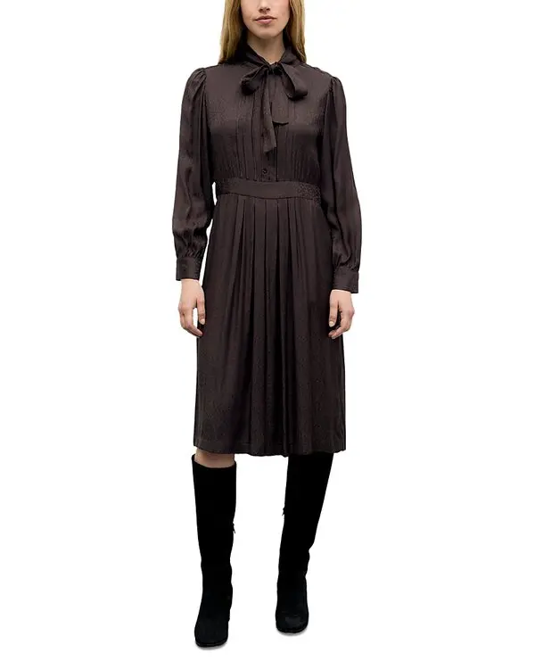 Gerard Darel Cleme Tie Neck Dress