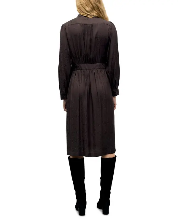 Gerard Darel Cleme Tie Neck Dress