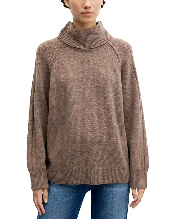 Gerard Darel Robi Wool Cashmere Turtleneck Sweater