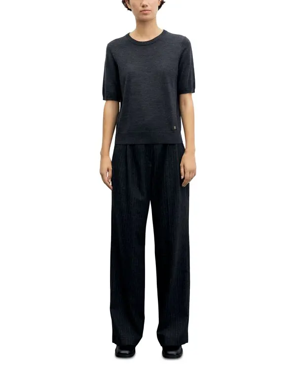 Gerard Darel Becky Elbow Sleeve Top