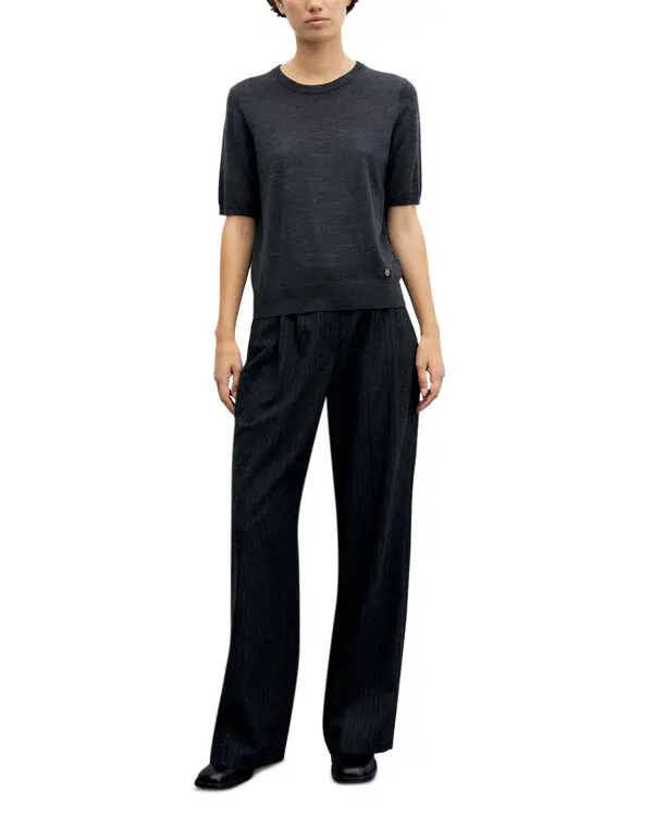 Gerard Darel Becky Elbow Sleeve Top