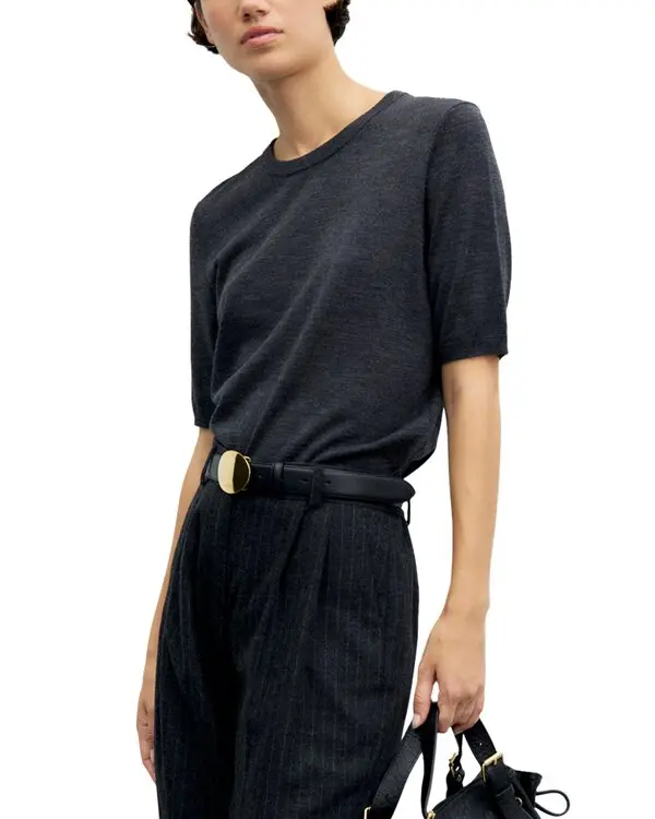 Gerard Darel Becky Elbow Sleeve Top