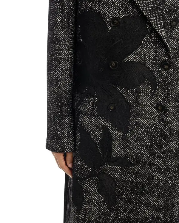 Erdem Wool Blend Tailored Coat