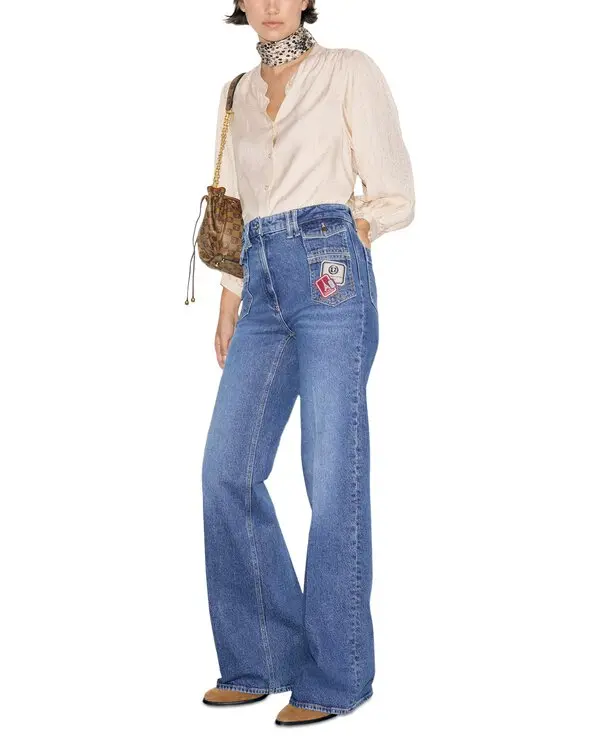 Gerard Darel Lula Textured Blouse