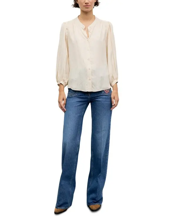 Gerard Darel Lula Textured Blouse