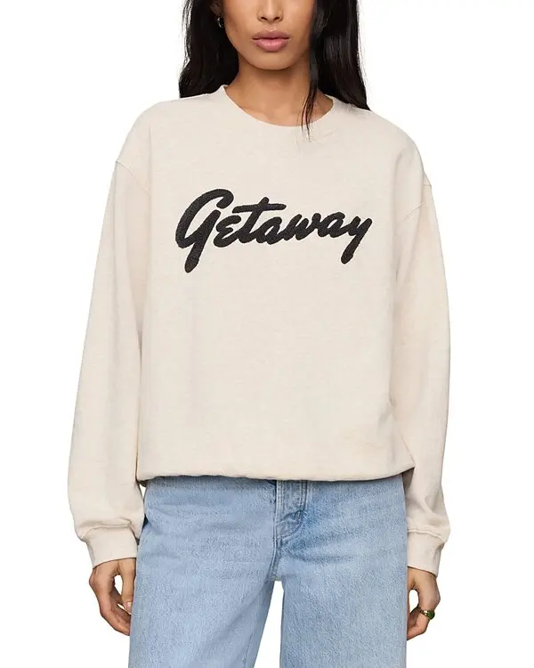 Z Supply Cotton Blend Boyfriend Sweatshirt