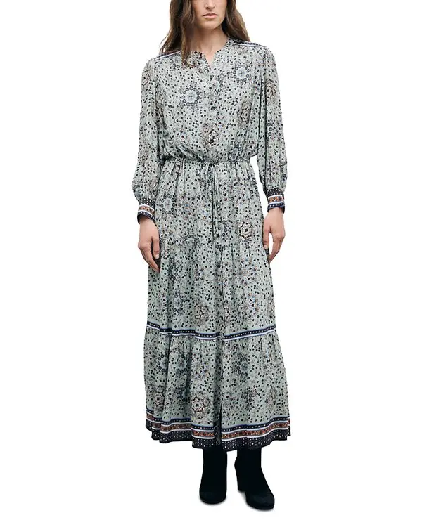 Gerard Darel Cyril Printed Viscose Maxi Dress