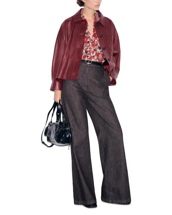 Gerard Darel Penny Leather Jacket