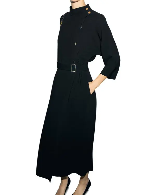 Gerard Darel Belted Midi Dress