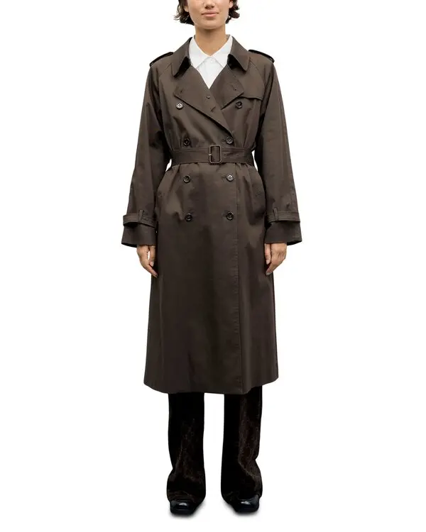 Gerard Darel Serge Long Trench Coat