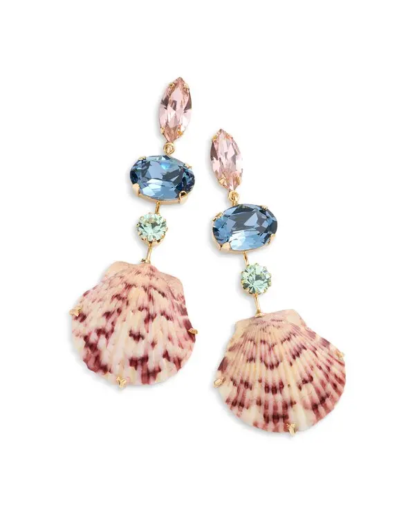 JENNIFER BEHR Ula Shell Drop Earrings