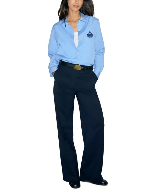 Gerard Darel Cotton Shirt - Bluesky