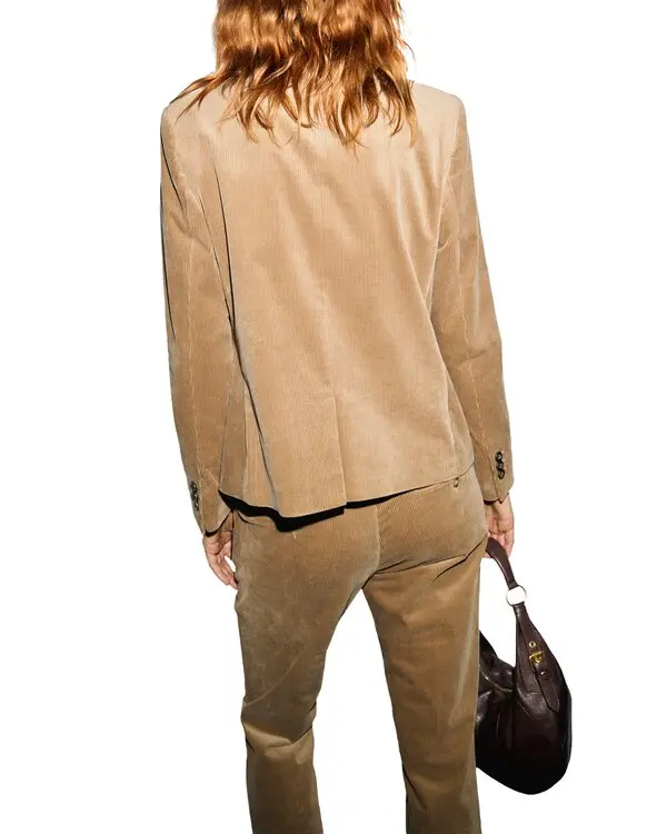 Gerard Darel Jelani Cotton Stretch Corduroy Blazer