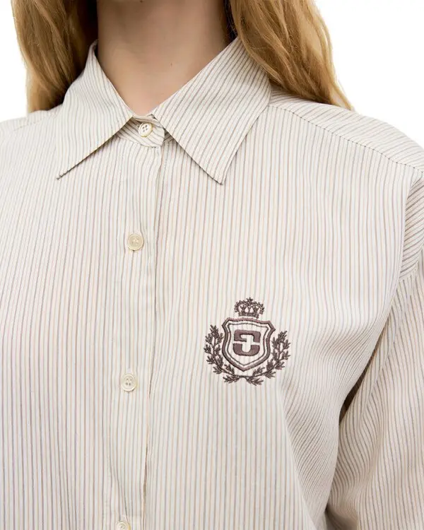 Gerard Darel Lys Logo Button Front Blouse