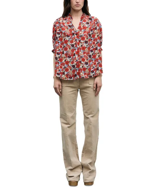 Gerard Darel Liv Printed Blouse