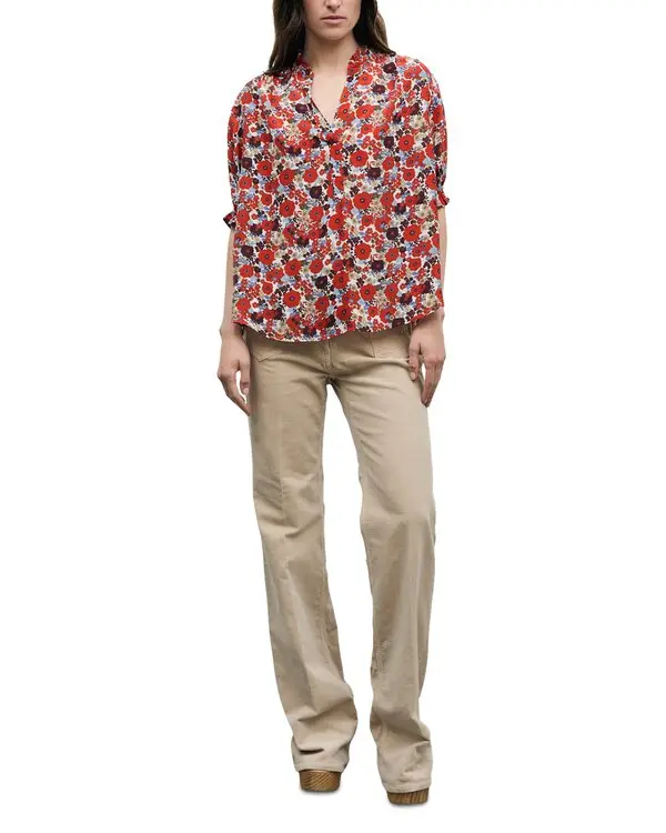 Gerard Darel Liv Printed Blouse