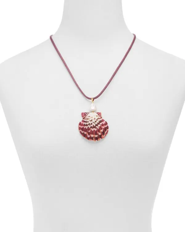 JENNIFER BEHR Adriel Necklace With Natural Shell Pendant