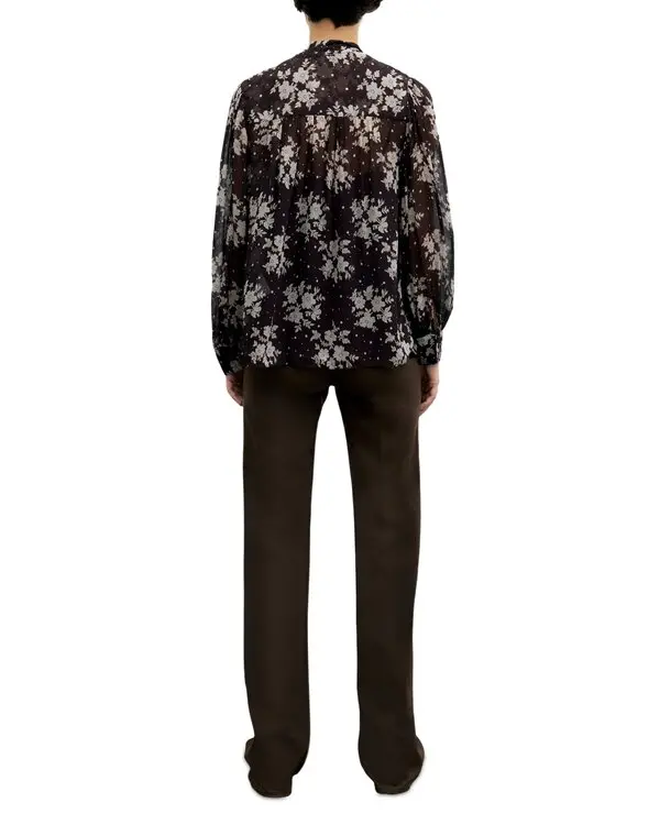 Gerard Darel Loa Tie Neck Blouse