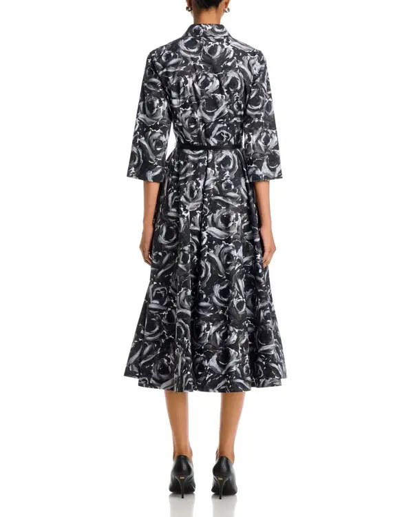 Michael Kors Printed Cotton Shirt Dress