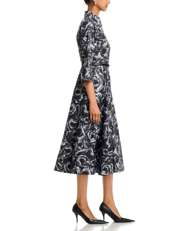 Michael Kors Printed Cotton Shirt Dress