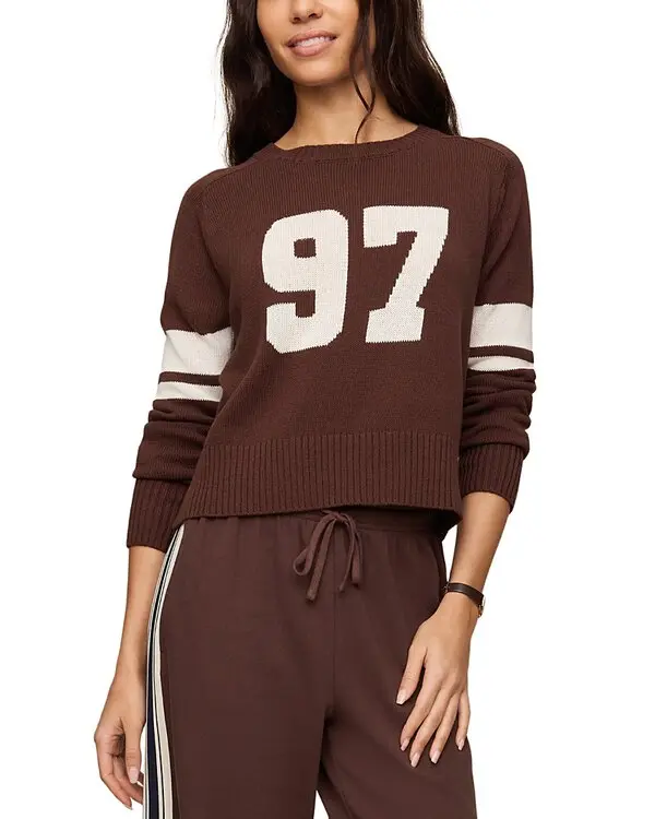 Z Supply Nineties Stand In Cotton Crewneck Sweater