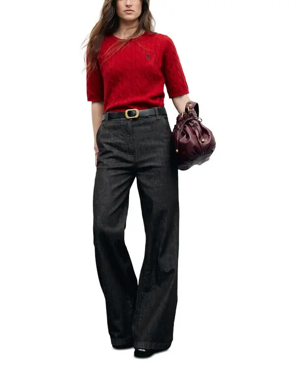 Gerard Darel Indie Wide Leg Jeans