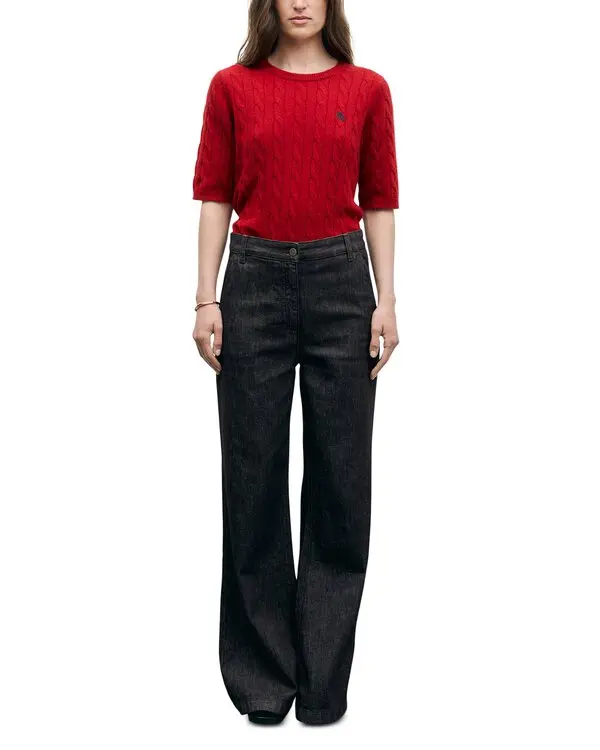 Gerard Darel Indie Wide Leg Jeans