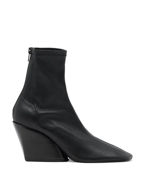 Proenza Schouler Slant Stretch Leather Ankle Boots