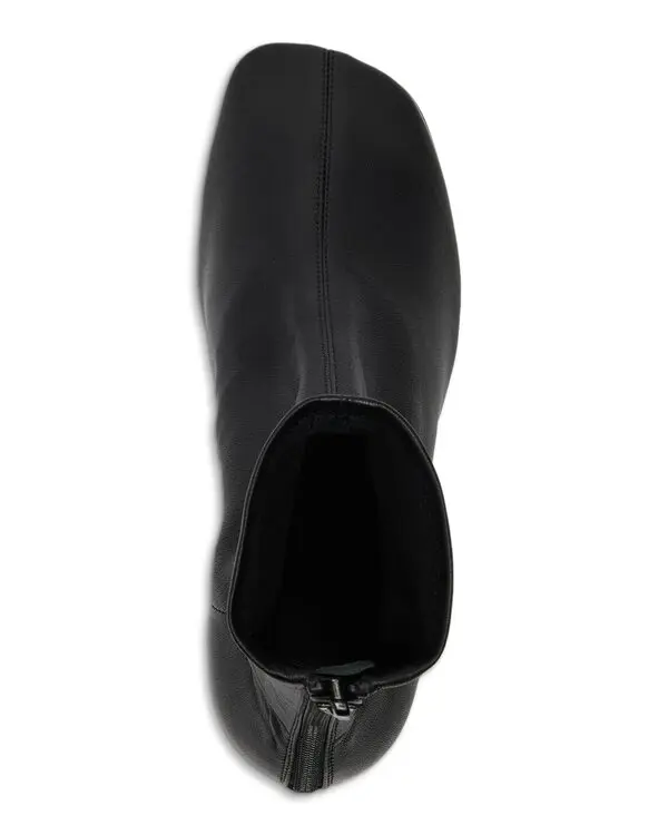 Proenza Schouler Slant Stretch Leather Ankle Boots