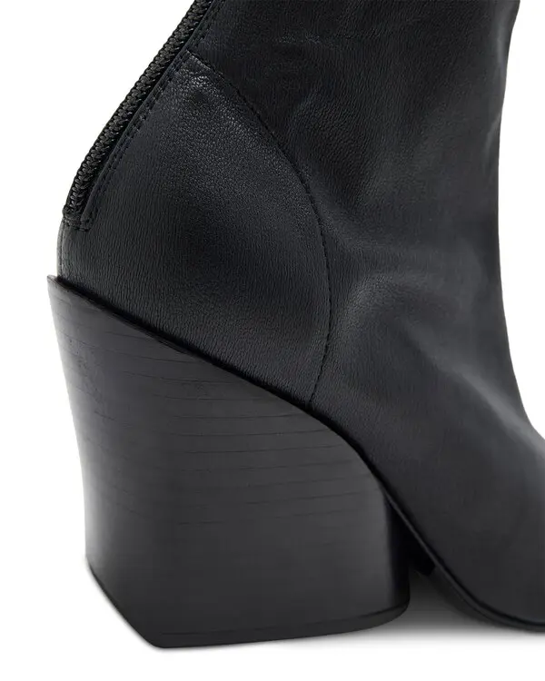 Proenza Schouler Slant Stretch Leather Ankle Boots
