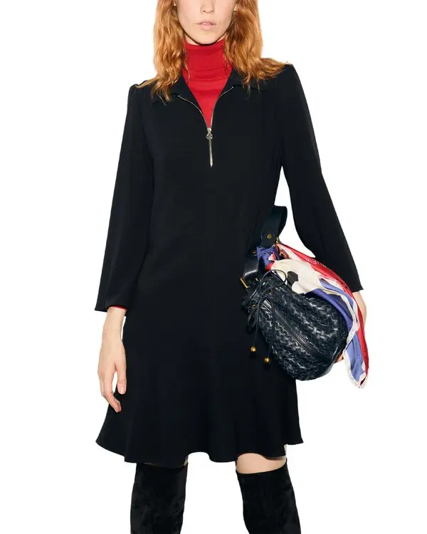 Gerard Darel Carla Flared Hem Dress