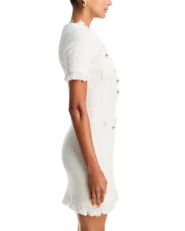 SELF-PORTRAIT Textured Knit Dress