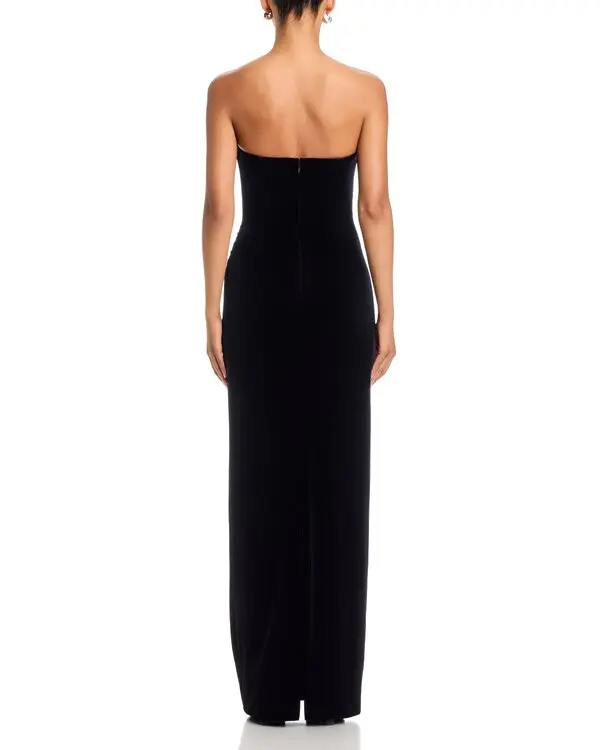 SELF-PORTRAIT Velvet Maxi Dress