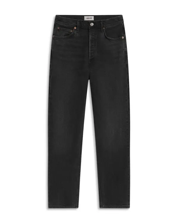 AGOLDE 90s Pinch Waist High Rise Ankle Straight Jeans - Radius