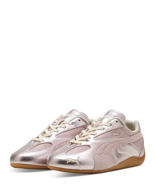PUMA Speedcat Lou Metallic Leather Sneakers
