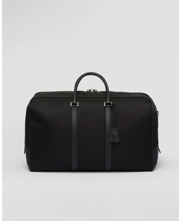 Prada Re-nylon And Saffiano Leather Duffle Bag
