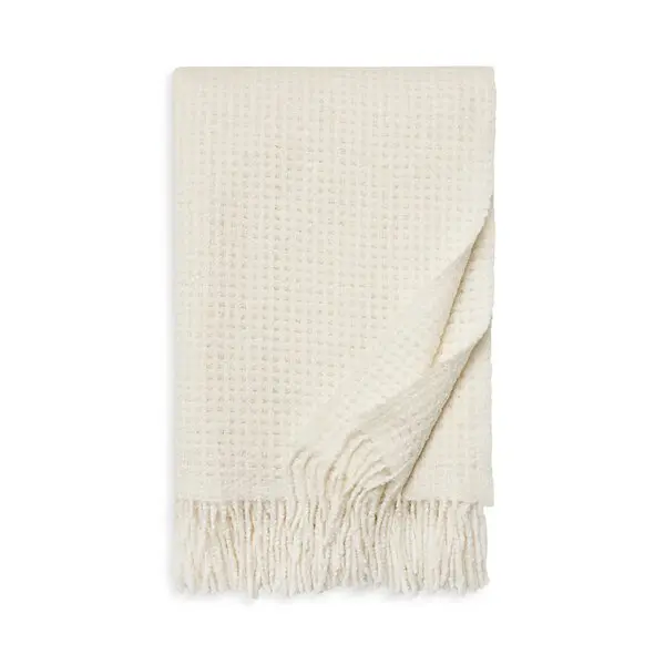 SFERRA Terranova Merino Wool Decorative Throw - Ivory