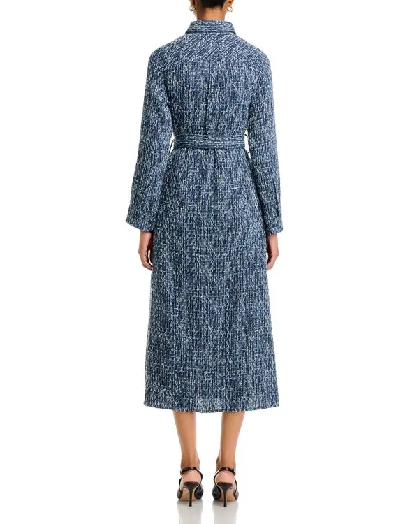 AREA STARS Oakley Tweed Shirtdress