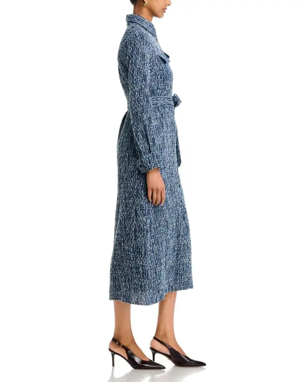 AREA STARS Oakley Tweed Shirtdress