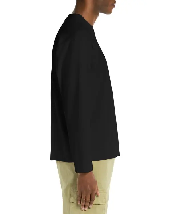 Stone Island Felpa Logo Patch Cotton Crewneck Sweater