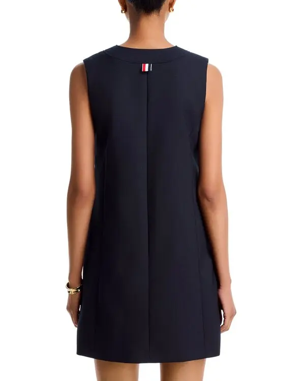 Thom Browne V-neck Mini Dress