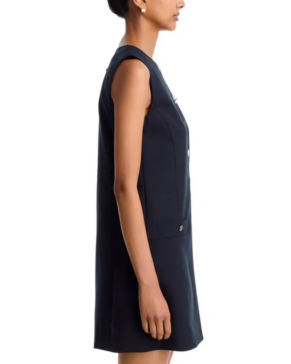 Thom Browne V-neck Mini Dress
