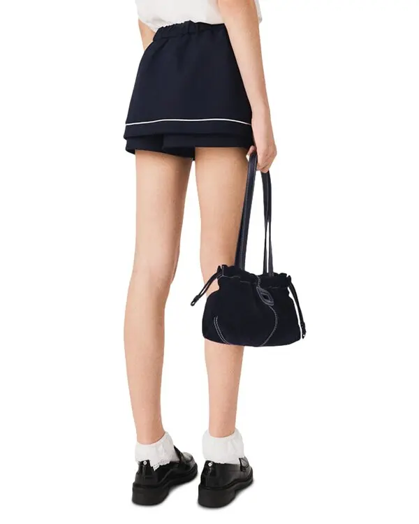 Maje Layered Effect Suit Shorts