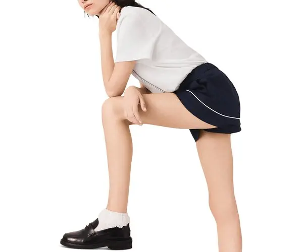 Maje Layered Effect Suit Shorts