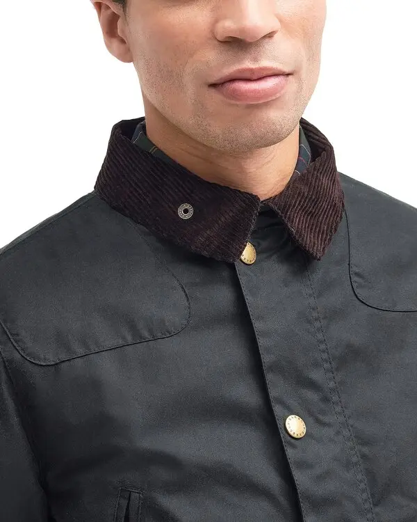Barbour Reelin Cotton Wax Jacket - Sage