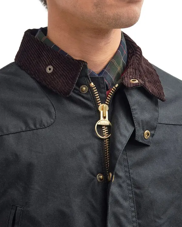 Barbour Reelin Cotton Wax Jacket - Sage