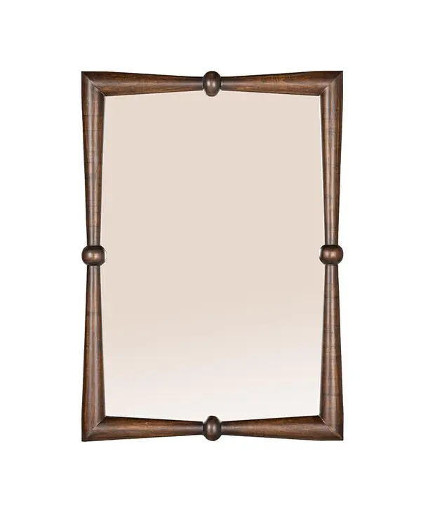 ROWENA INTERIORS Modern Mango Wood Wall Mirror