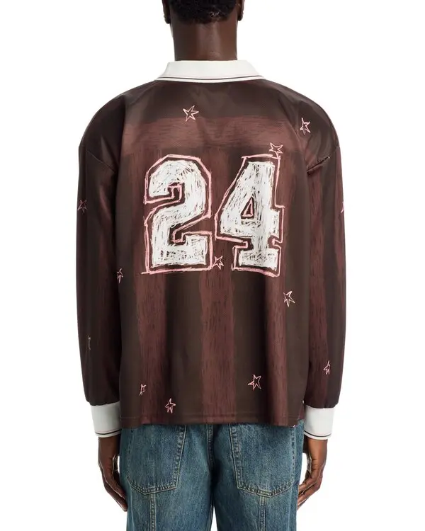 NAHMIAS Relaxed Scribble Logo Soccer Jersey